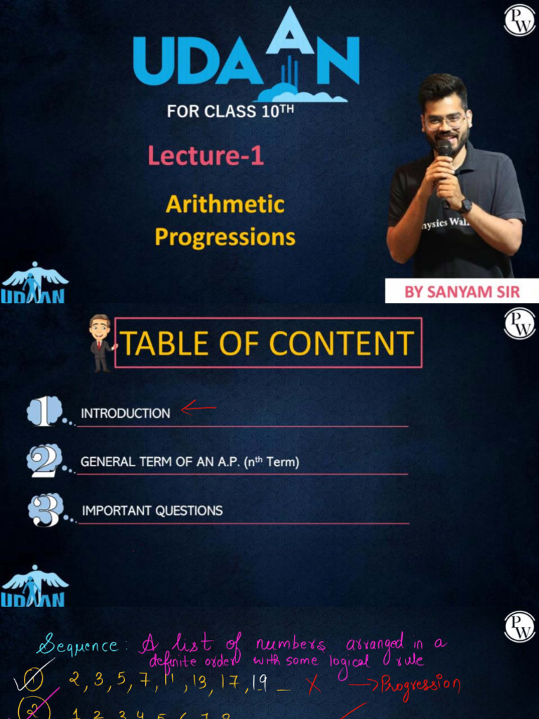 Arithmetic Progression 1 | PDF