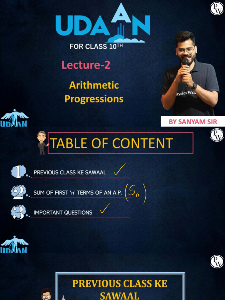 Arithmetic Progression 2 | PDF
