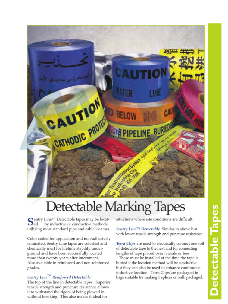 Warning Tapes - Catalogues | PDF