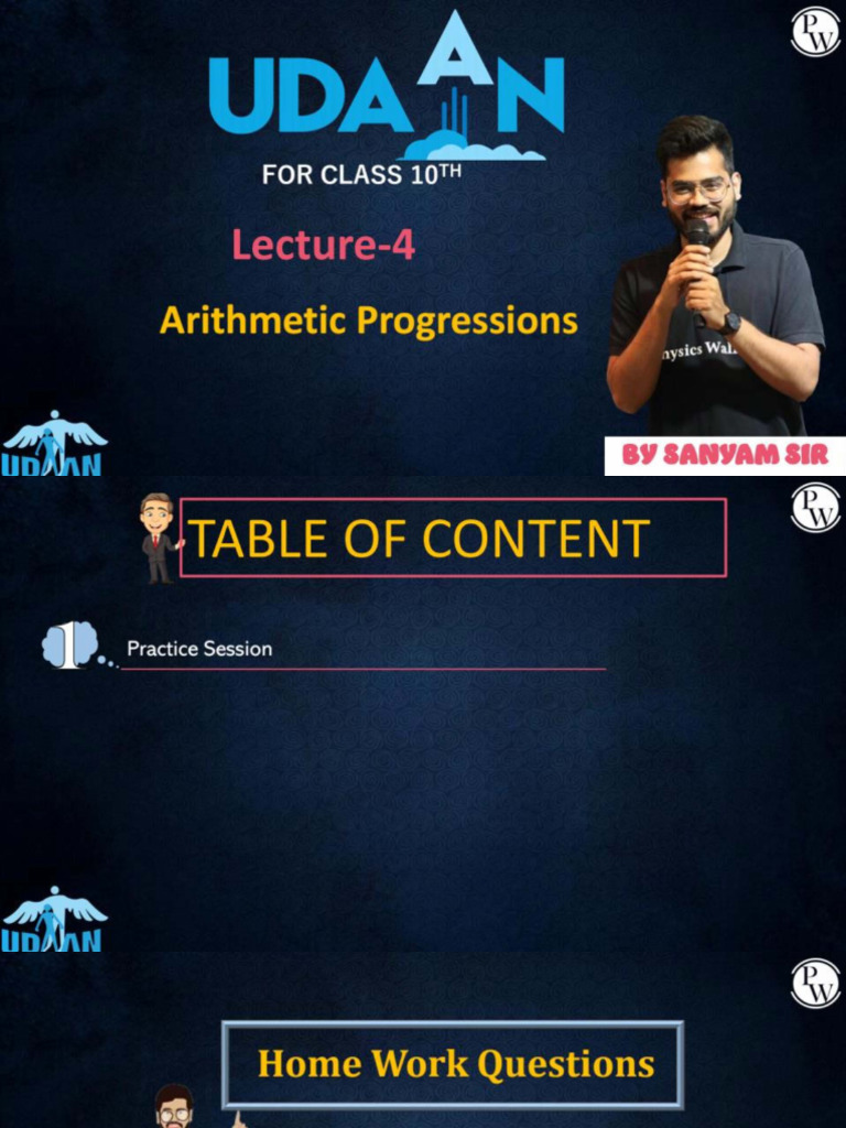 Arithmetic Progression 4 | PDF