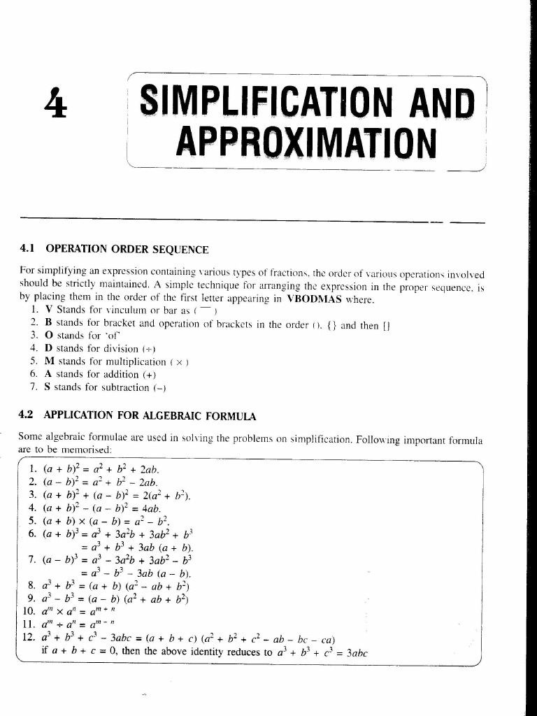 4 Simplification | PDF