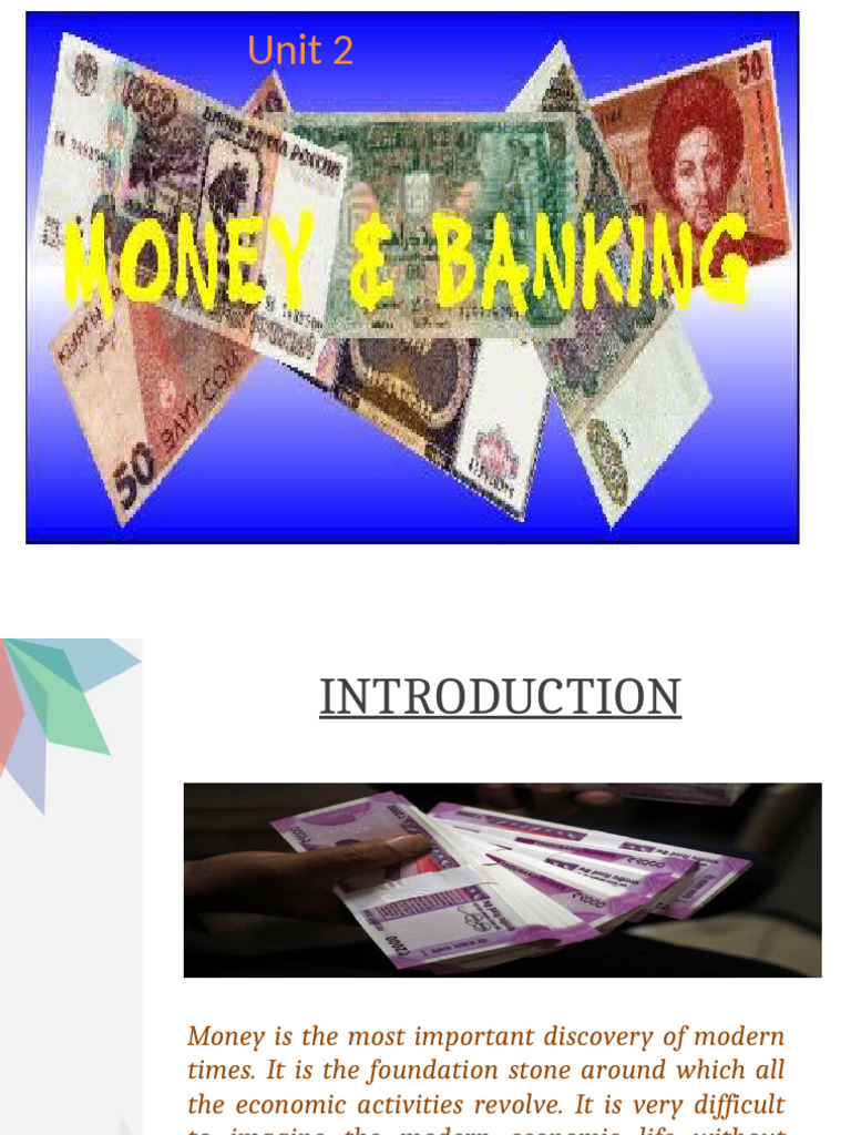 Money and Banking | PDF | Money | Banks