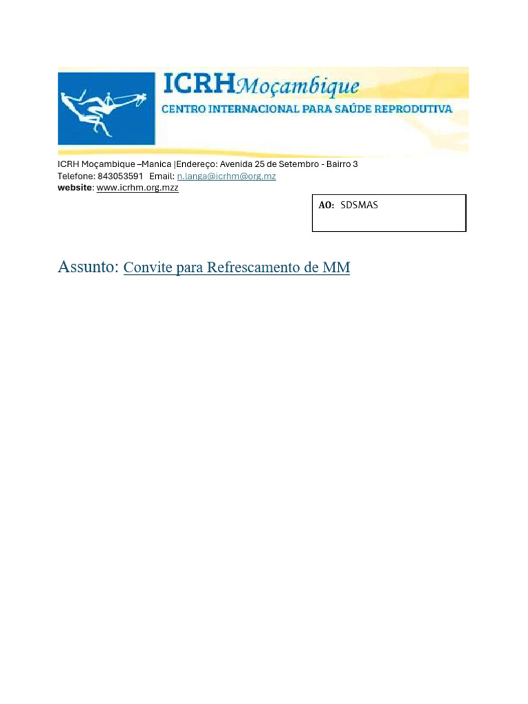 Convite para SDSMAS MM | PDF | Doenças e infecções sexualmente ...
