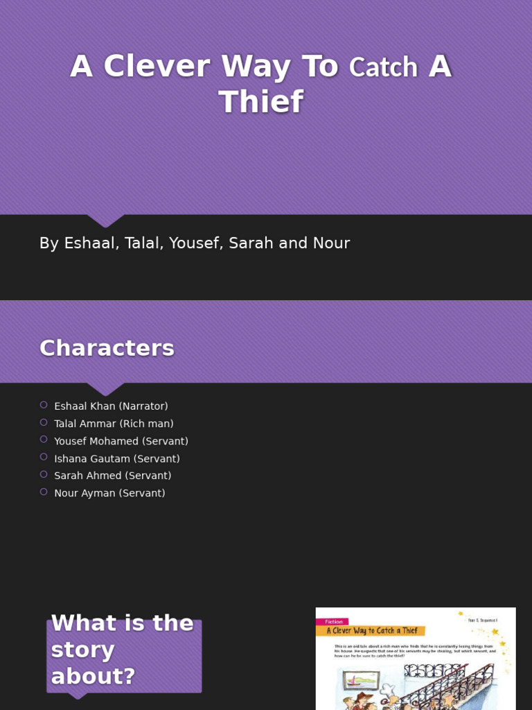 Catching the Thief: A Clever Tale | PDF