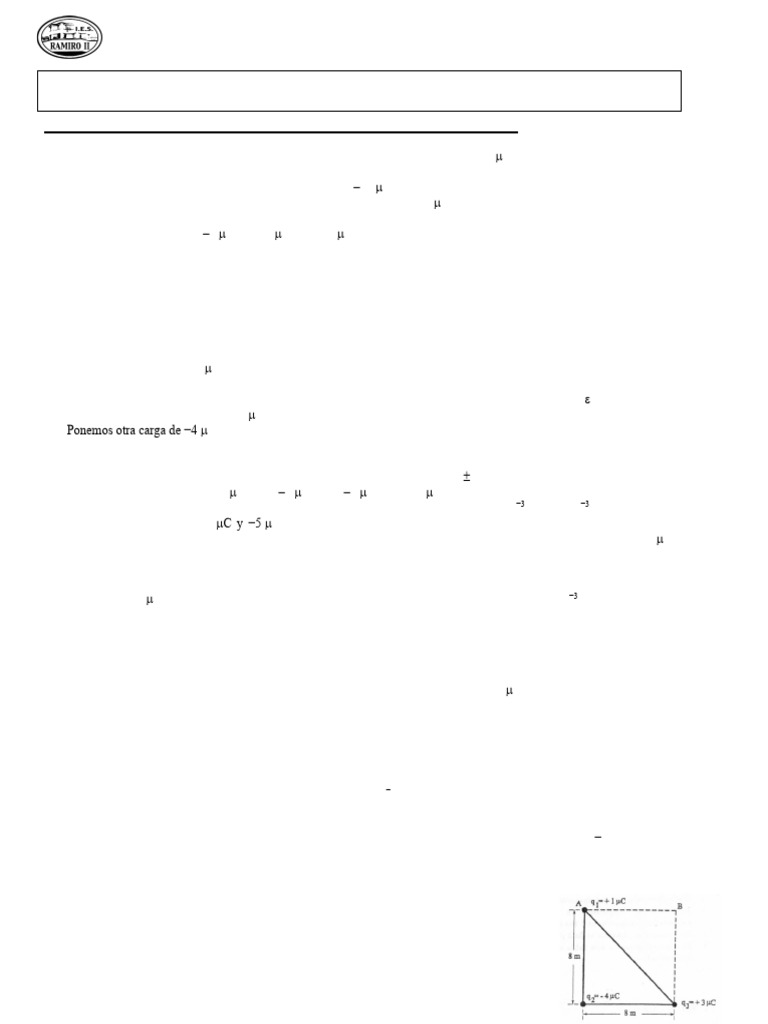 Tema 2. Problemas | PDF | Campo eléctrico | Electrostática