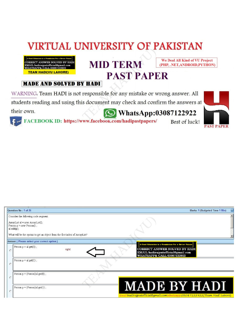 Cs506 Midterm File 2 Solved by Team Hadi | PDF