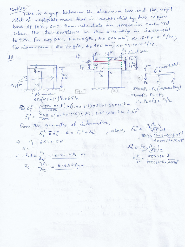 15 Chap1 Prob7 Therm STR | PDF