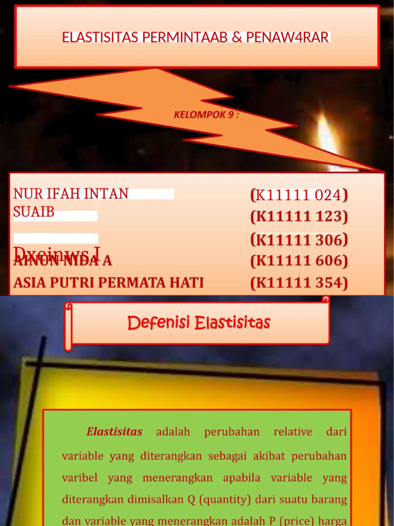 ppt-elastisitas-permintaan-amp-penawaran-ppt (1) (1) | PDF