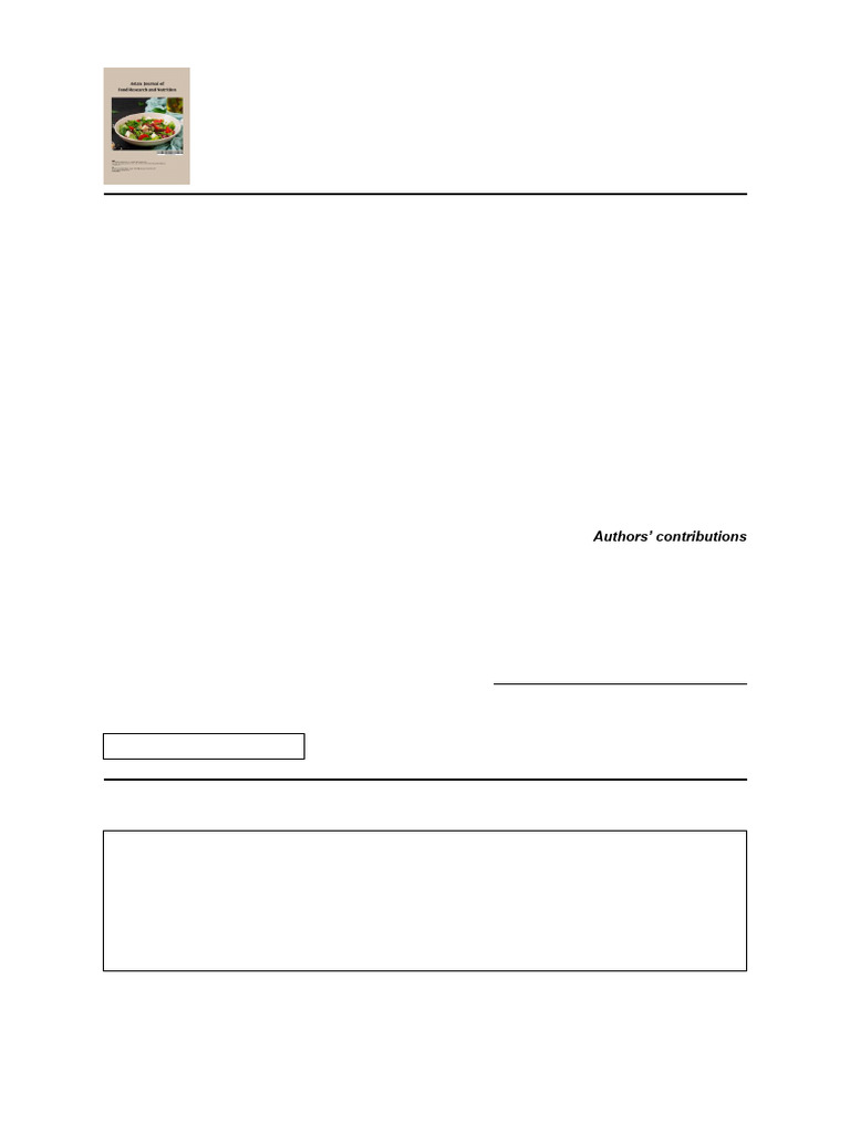 Adegoroye 312024 AJFRN111725 | PDF | Vegetables | Adsorption