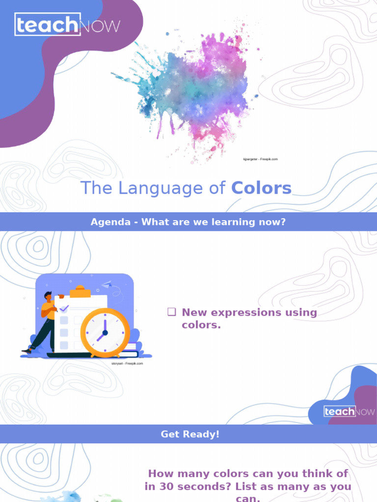 The Language of Colors | PDF | Envy | Psychological Concepts