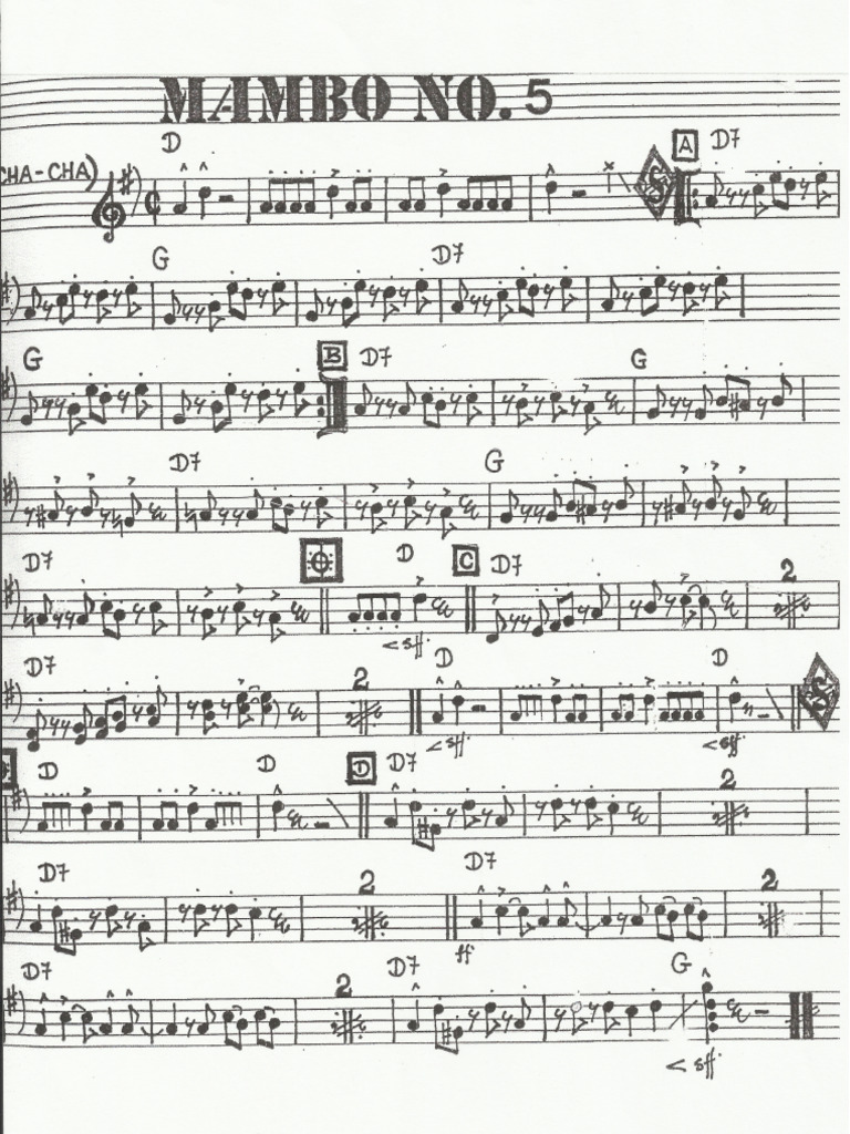 MAMBO NO. 5 | PDF