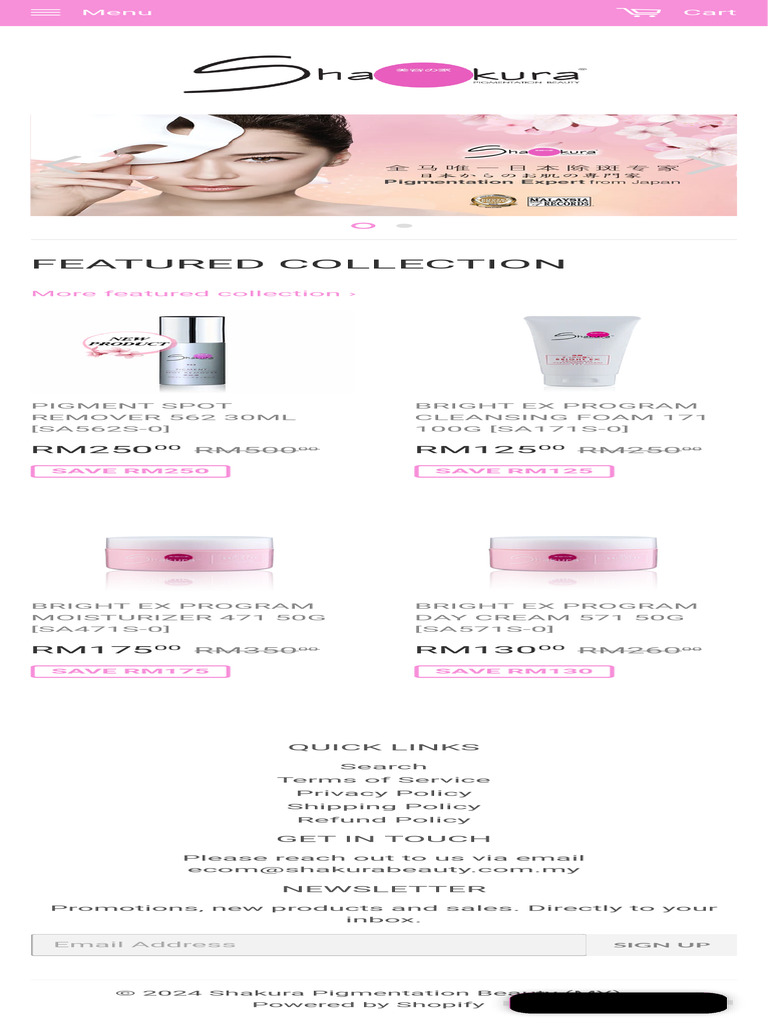 Shakura Pigmentation Beauty (MY) | PDF