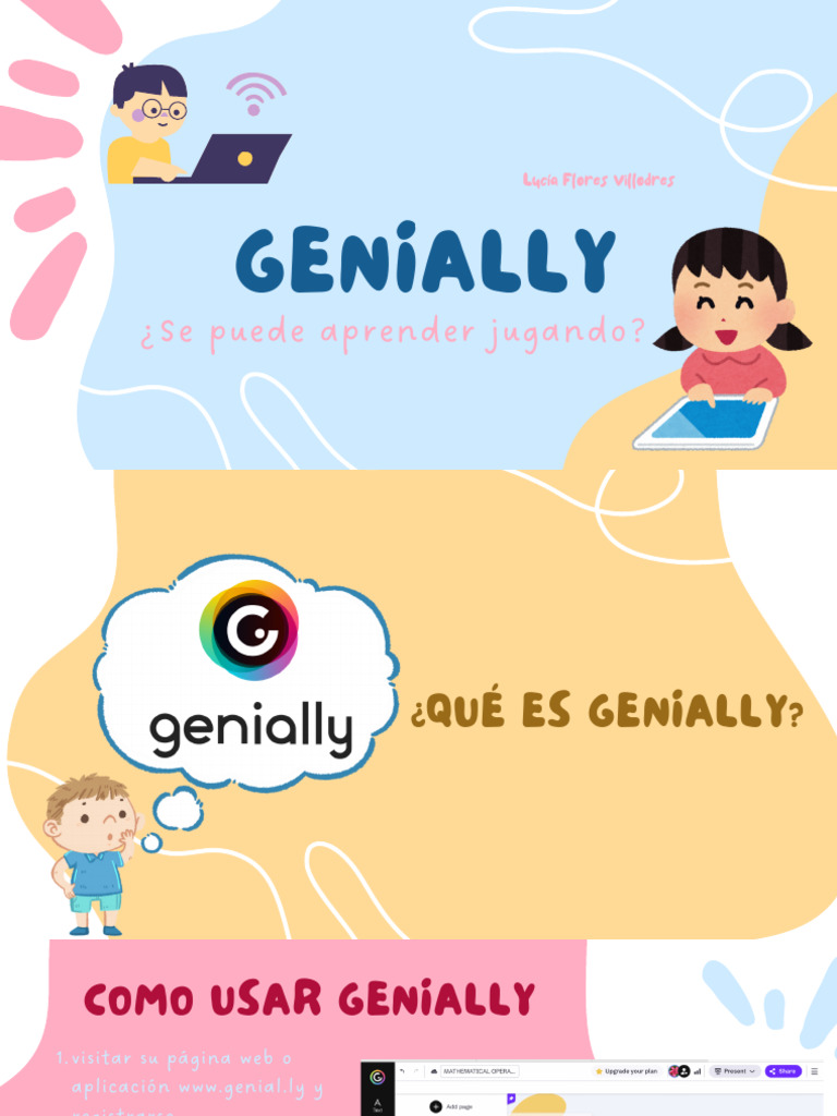Genially Como Herramienta Educativa | PDF