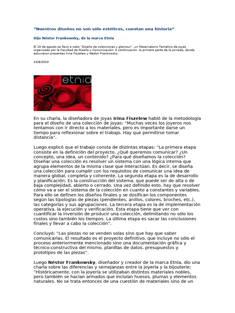 Etnia | PDF | Diseño