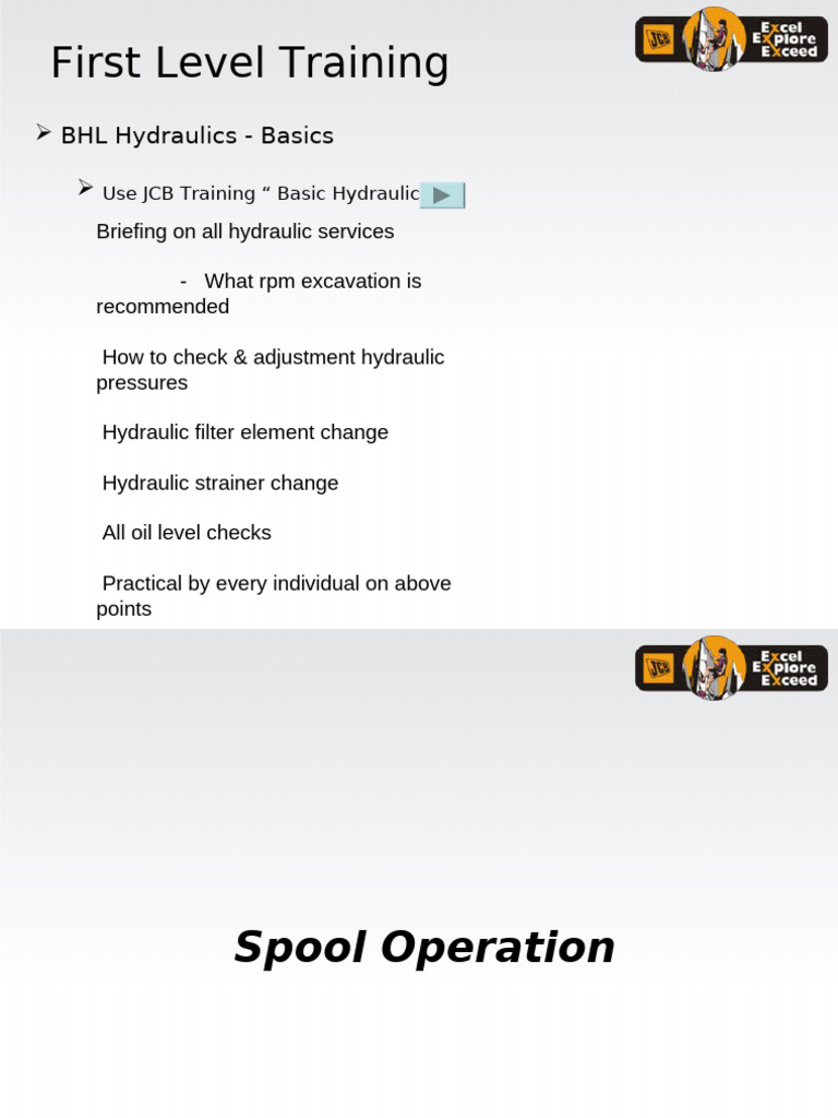 Basic Hydraulics JCB | PDF