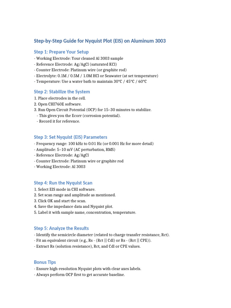 Nyquist Plot Step by Step Guide | PDF