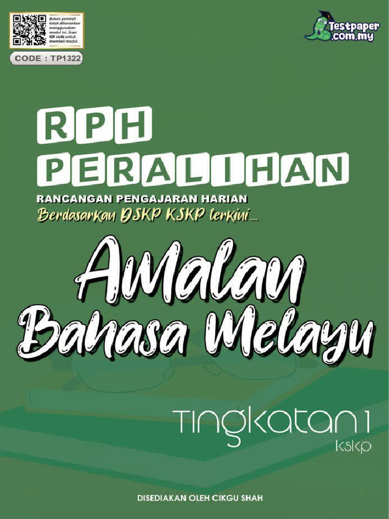 RPH Peralihan - Amalan Bahasa Melayu Tingkatan 1 KSKP 01 | PDF