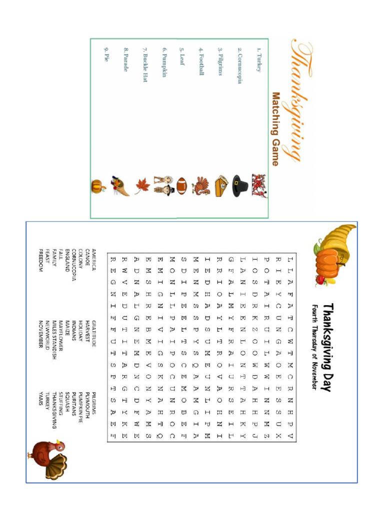 Thanksgiving History and Traditions | PDF