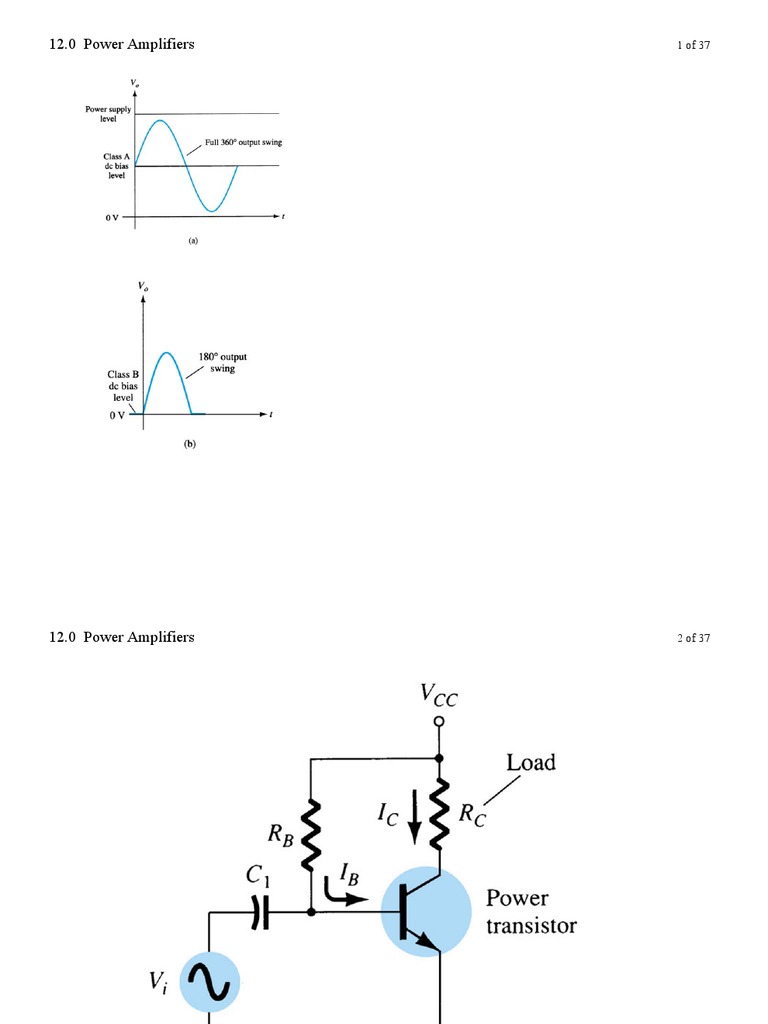 12 Power Amplifiers | PDF