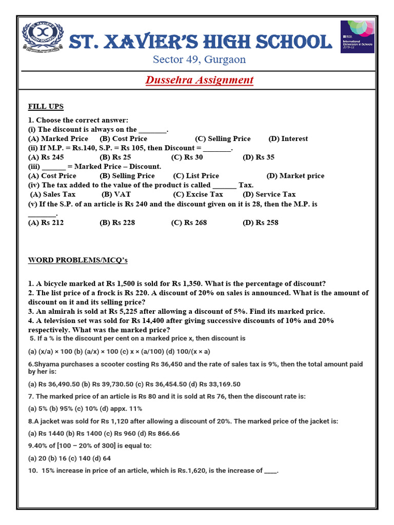 Dussehra Assignment | PDF