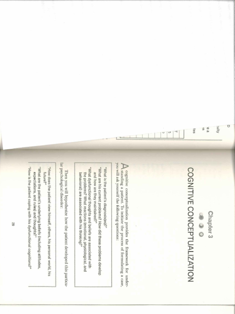 Beck 2011 Cognitive Conceptualization | PDF