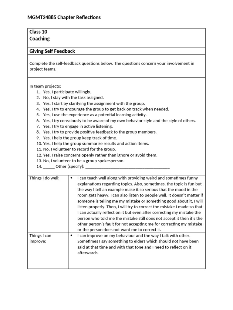 Gupta - Abhi - Class 10 - Homework Reflection2 | PDF