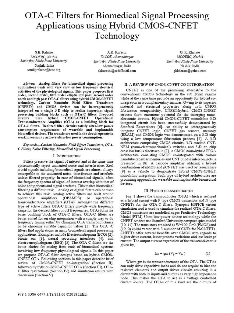 OTA-C_Filters_for_Biomedical_Signal_Processing_Applications_using_Hybrid_CMOS-CNFET_Technology ...