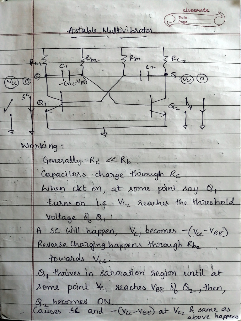 Astable Multivibrator | PDF