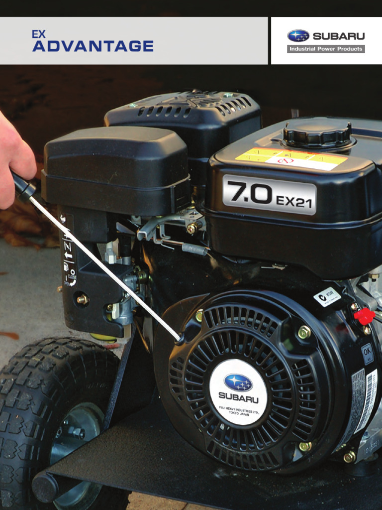 Subaru Ex Advantage Brochure Lowres | PDF | Engines | Vehicle Parts