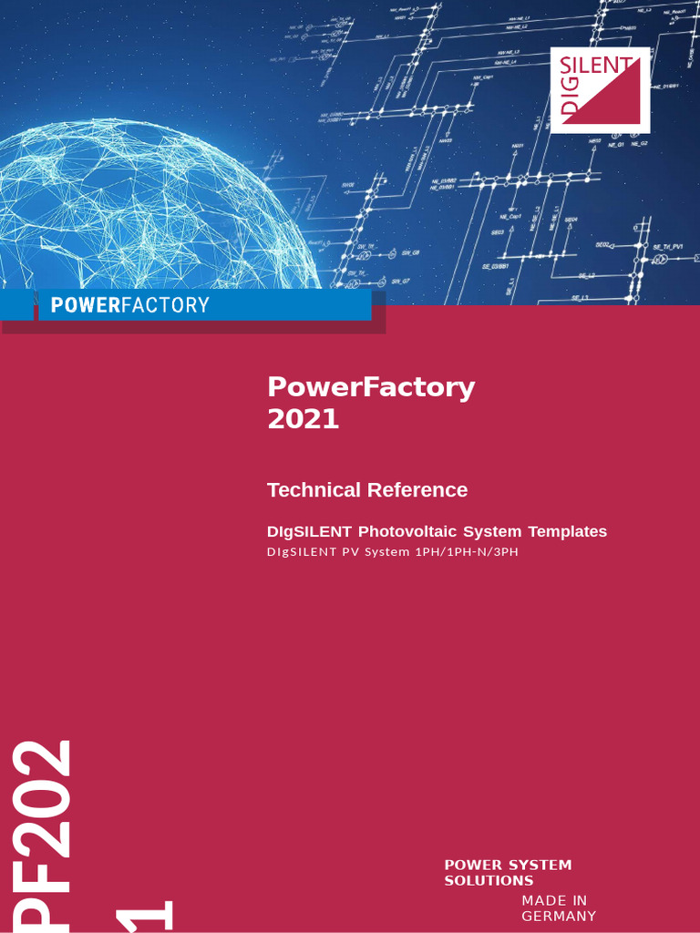 Powerfactory Techref PV | PDF | Photovoltaic System | Photovoltaics