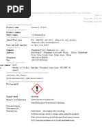 EPOFIX Resin Safety Data Sheet | PDF | Toxicity | Dangerous Goods