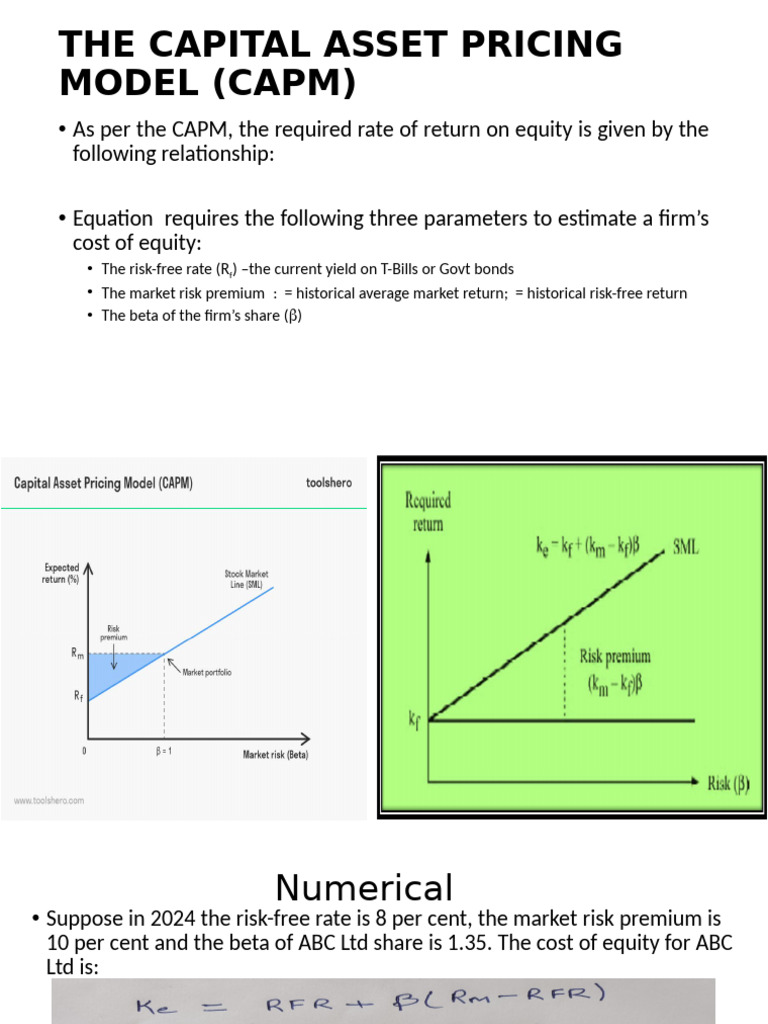 CAPM and Cost of Preference Shares Guide | PDF
