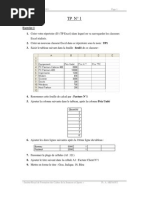 2 - Serie D'exercices Excel | PDF | Feuille de calcul | Microsoft Excel