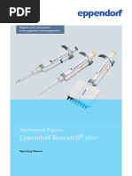 Eppendorf Reference Pipette Manual | PDF
