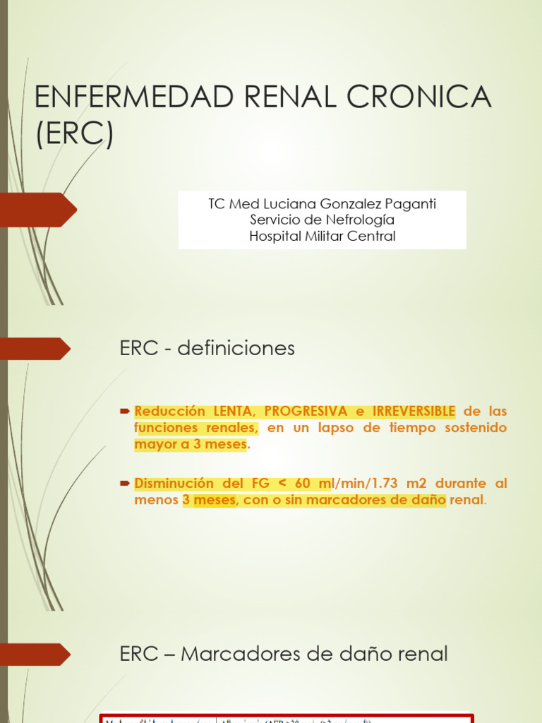 11 Erc | PDF | Hipertensión | Isquemia