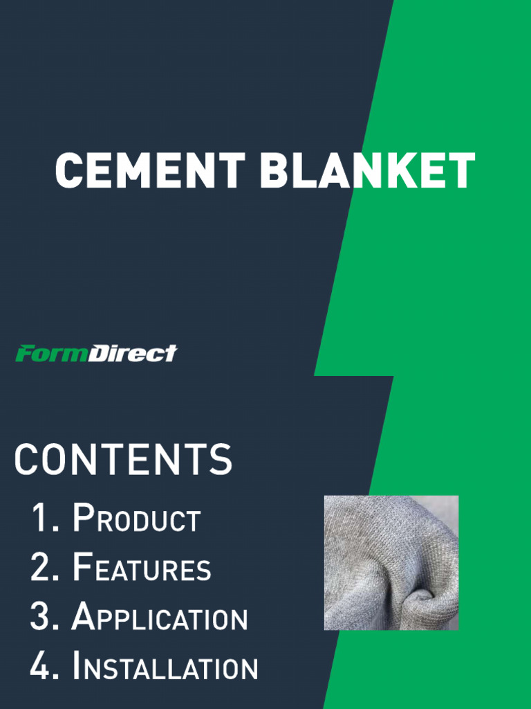 Form Direct Environmental Cement Blanket | PDF
