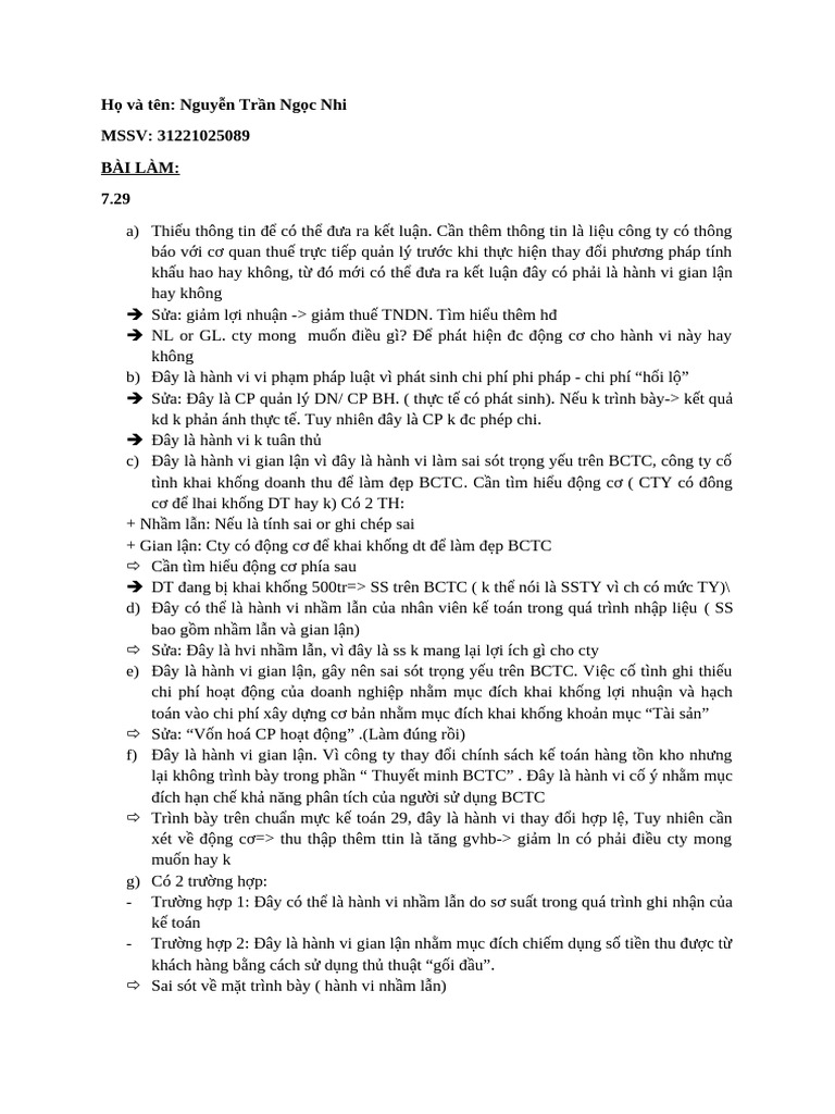 Trách Nhiệm Ktv | PDF