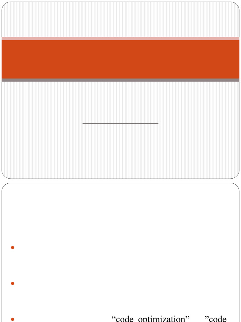 SPCC Code Optimazation 1 | PDF | Program Optimization | Computer Program