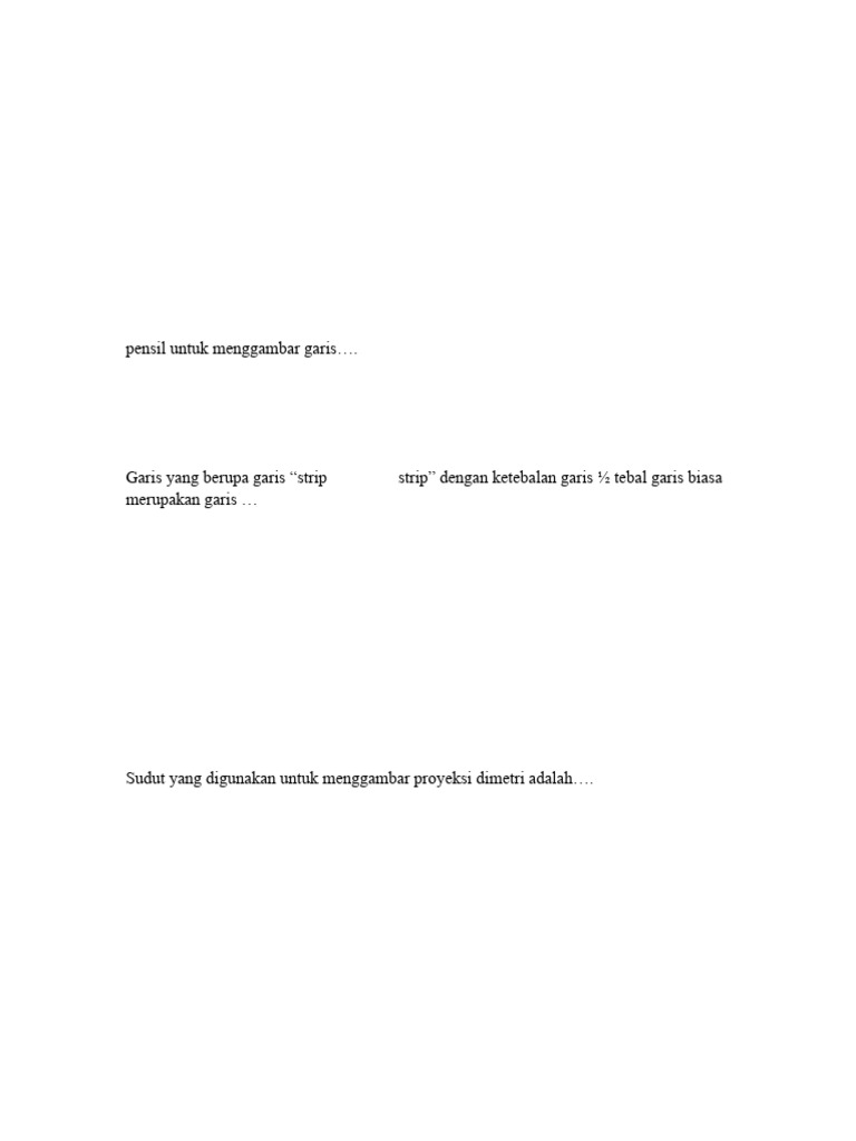 Latihan Soal - Soal DPK | PDF