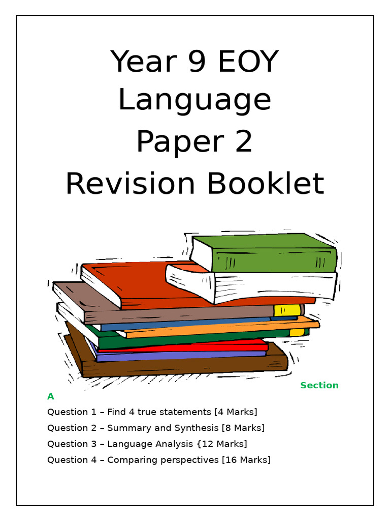 Year 9 Language Paper 2 Revision Guide | PDF | Telephone | Telegraphy