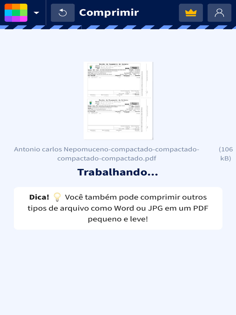 Comprimir PDF - Reduzir o Tamanho de Um PDF Online Grátis 3 | PDF