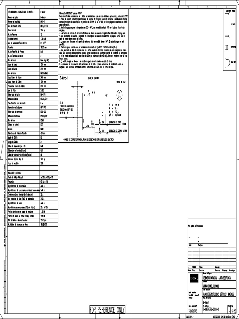 Detalle de Ascensor | PDF