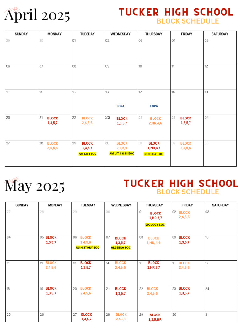 2025 End of Year Calendar | PDF