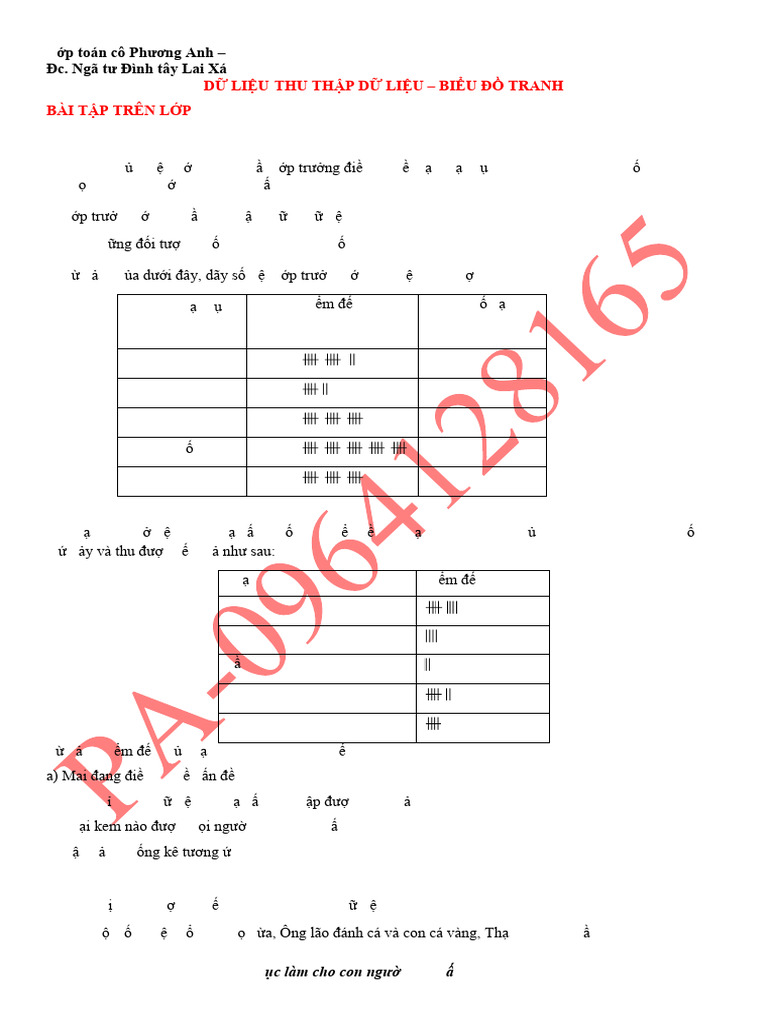 Pa-ds6-Dữ Liệu - Biểu Đồ Tranh | PDF