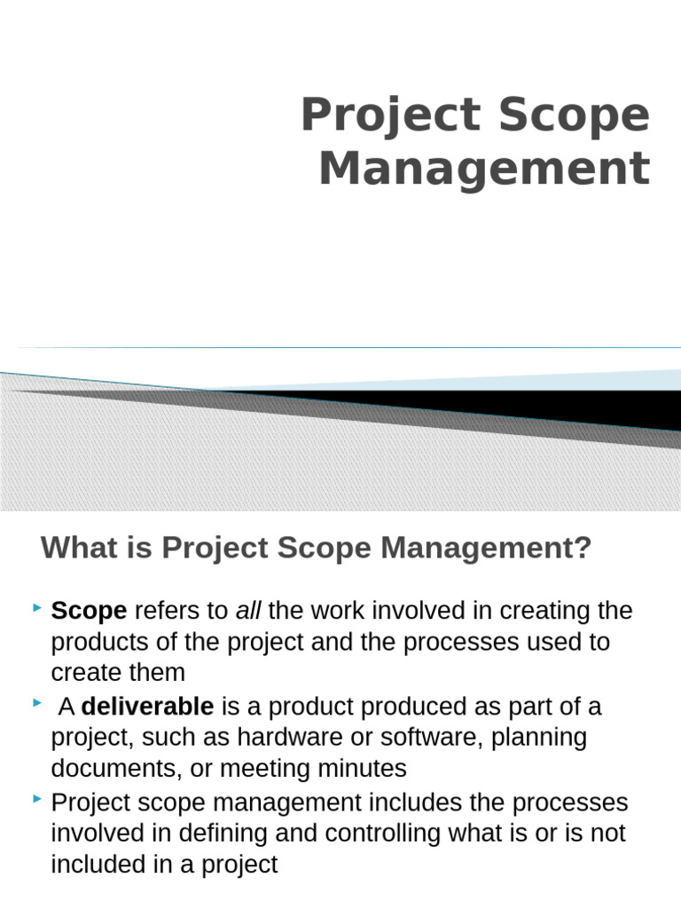 2 - Project Scope Management | PDF | Systems Engineering