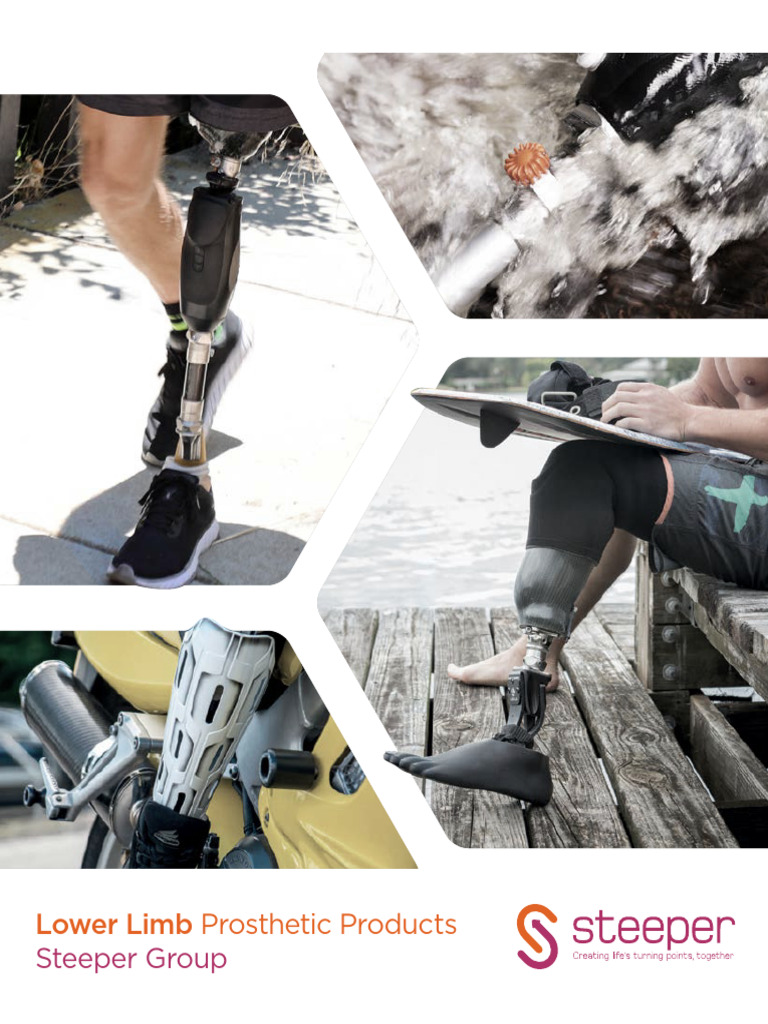 Steeper Lower Limb Prosthetics Catalogue | PDF | Prosthesis | Foot