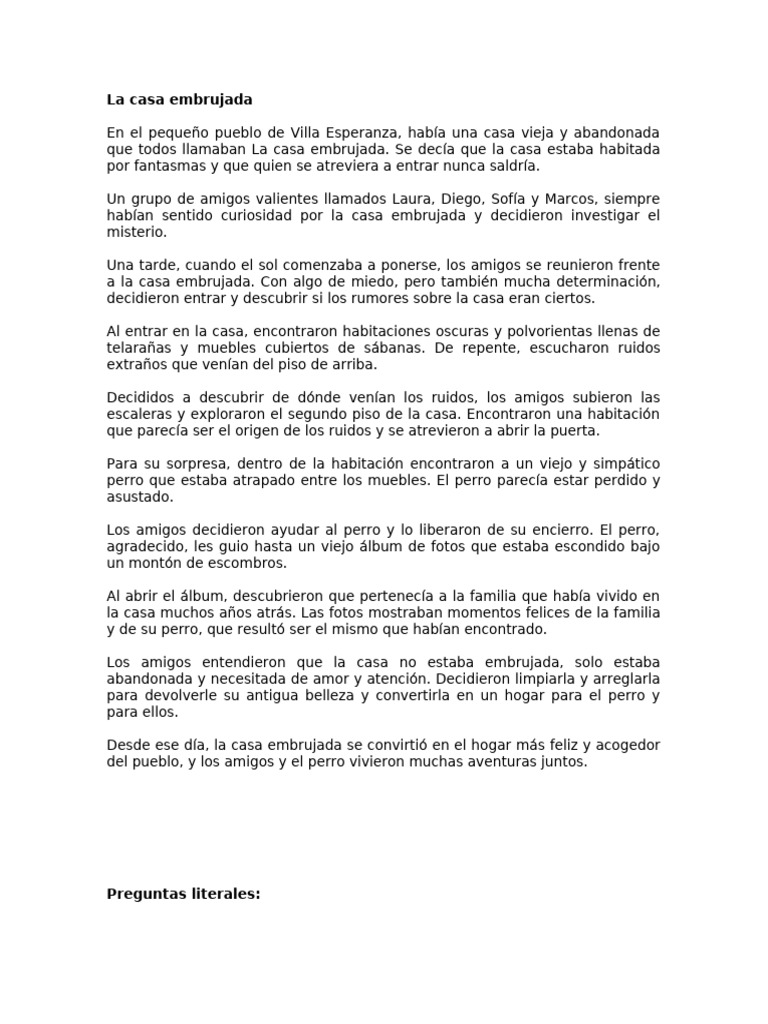 La verdad de la casa embrujada | PDF