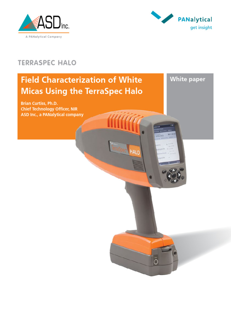 Panalytical 2018 - Terraspec Halo | PDF | Minerals | Mineralogy