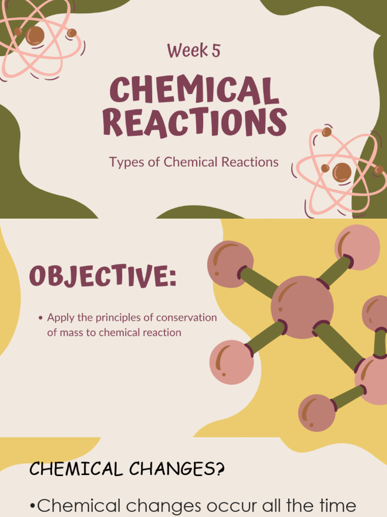Lesson 6 Types of Chemical Reaction | PDF | Chemical Reactions ...