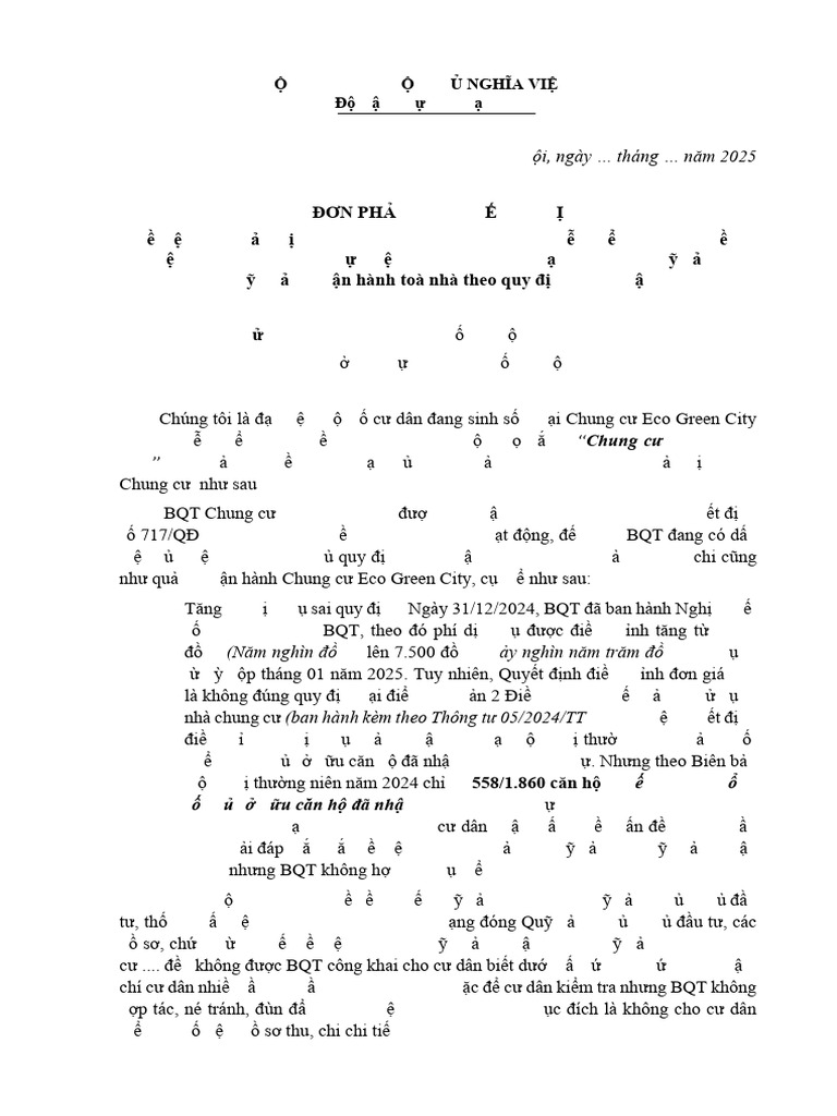 Buoi 2 - Đơn Phản Ánh - UBND Thành Phố HN | PDF